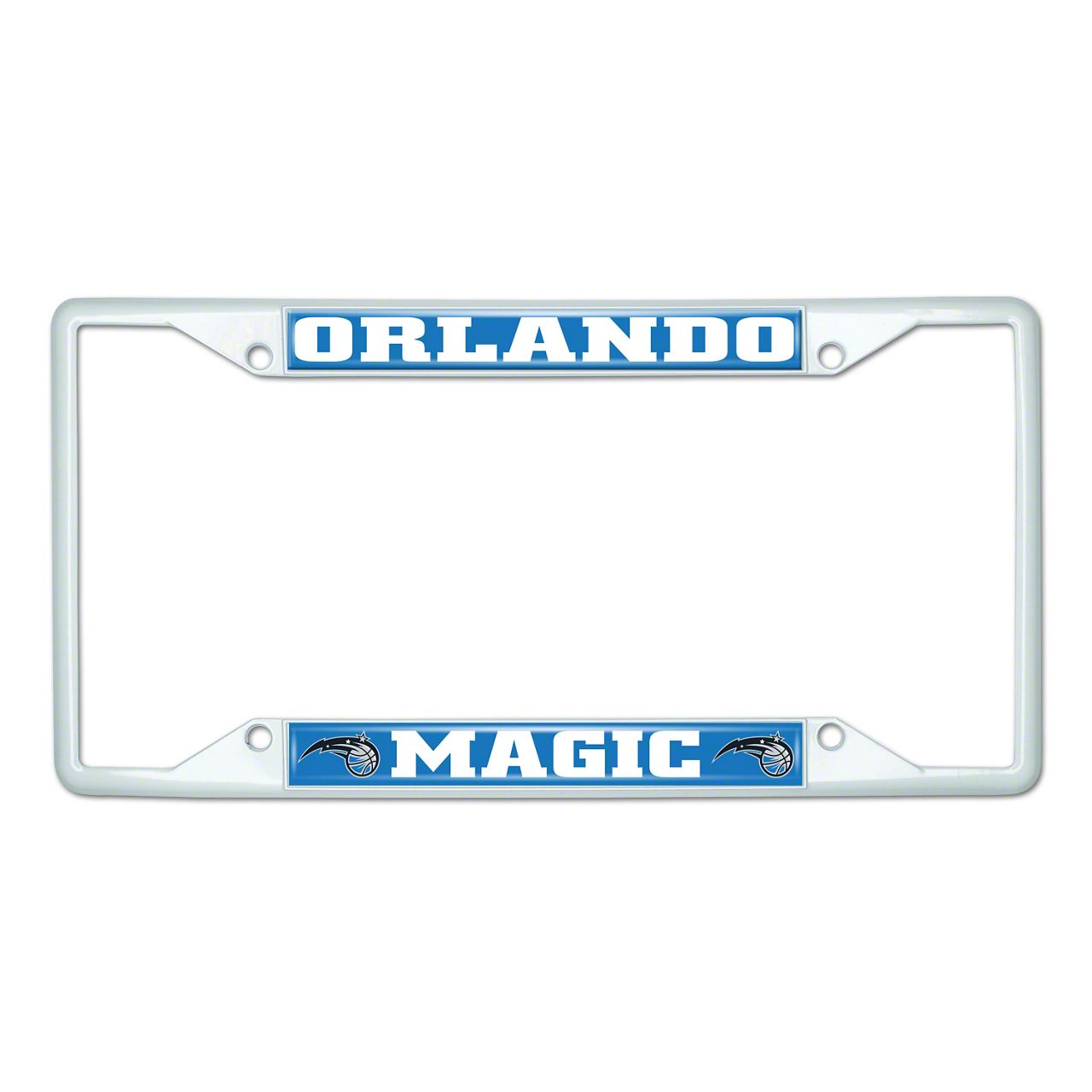 Universal XT License Plate Frame with Orlando Magic; White (Universal ...