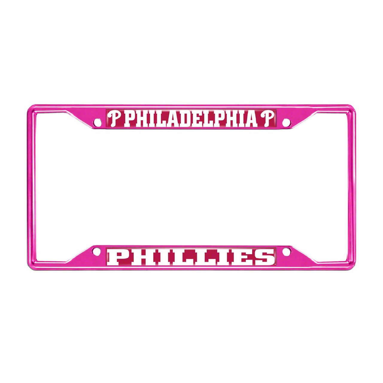 Universal XT License Plate Frame with Philadelphia Phillies; Pink ...