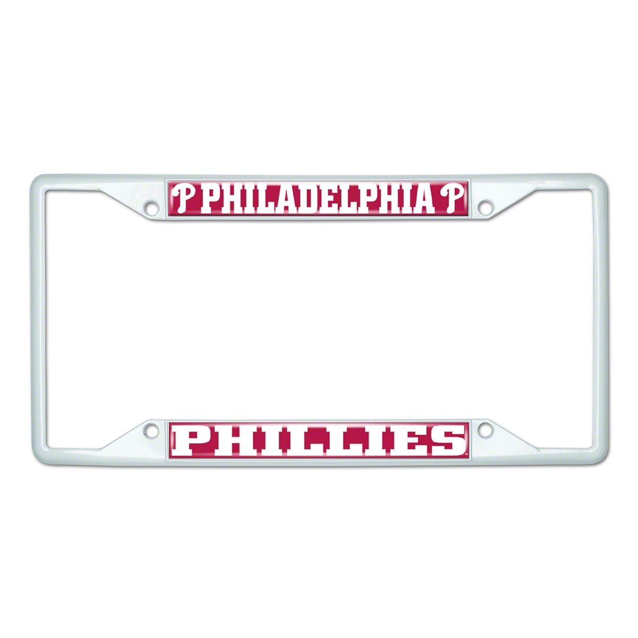 Universal XT License Plate Frame with Philadelphia Phillies; White ...