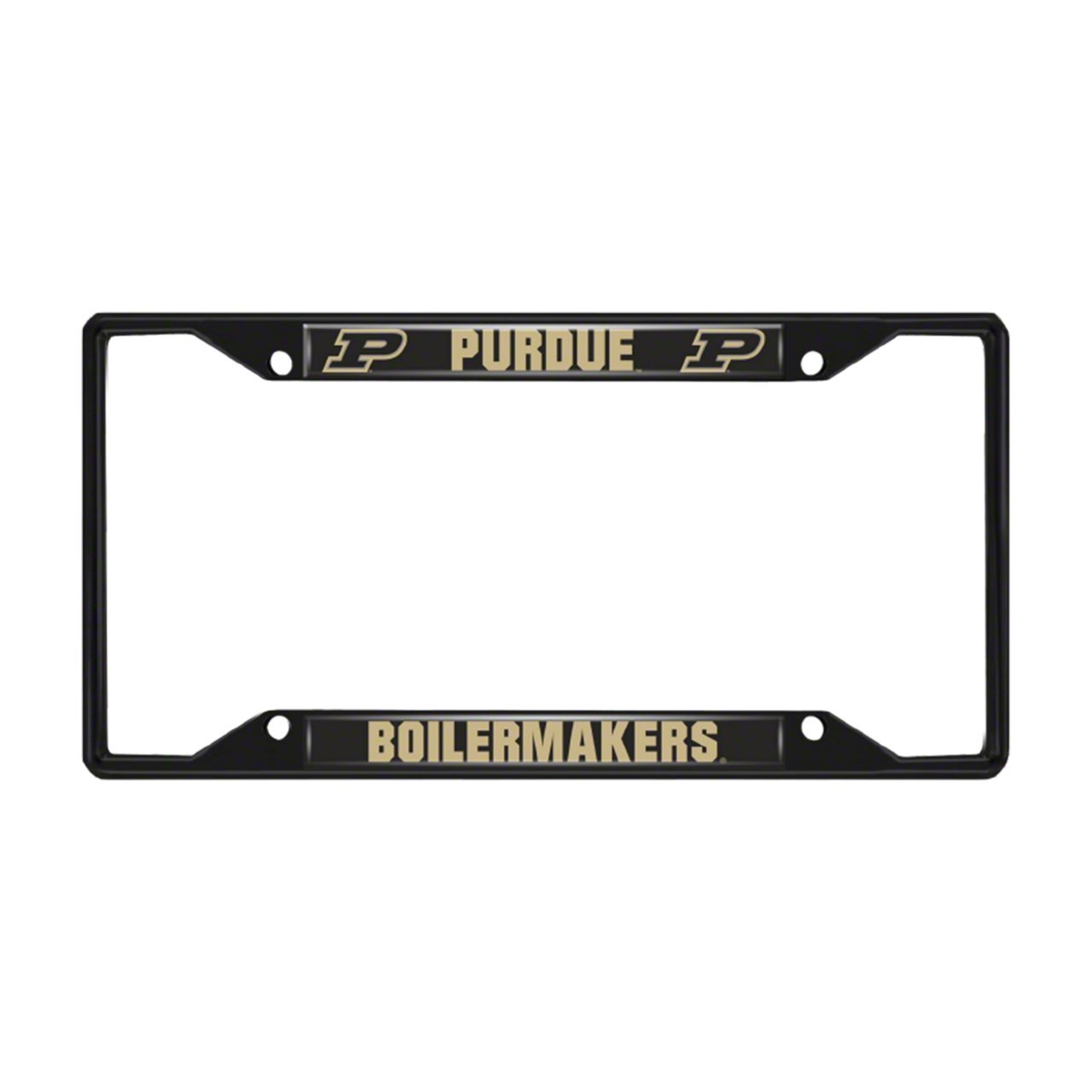 Universal XT License Plate Frame with Purdue University Logo; Black and ...