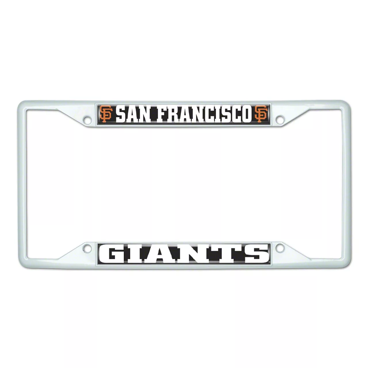 Universal XT License Plate Frame with San Francisco Giants; White ...