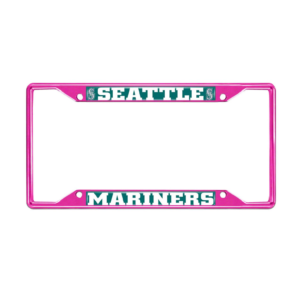Universal XT License Plate Frame with Seattle Mariners; Pink (Universal ...