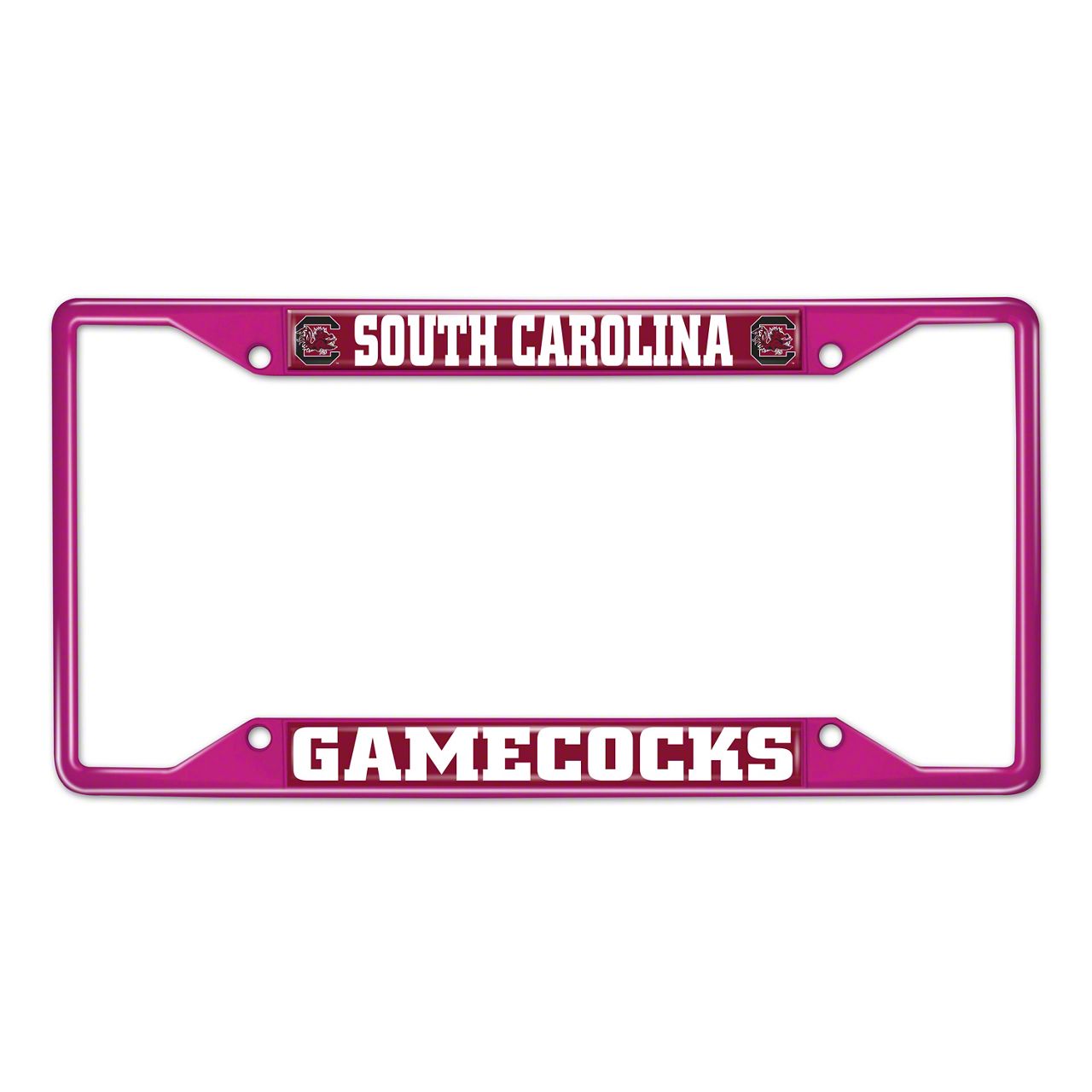 Universal XT License Plate Frame with South Carolina; Pink (Universal ...