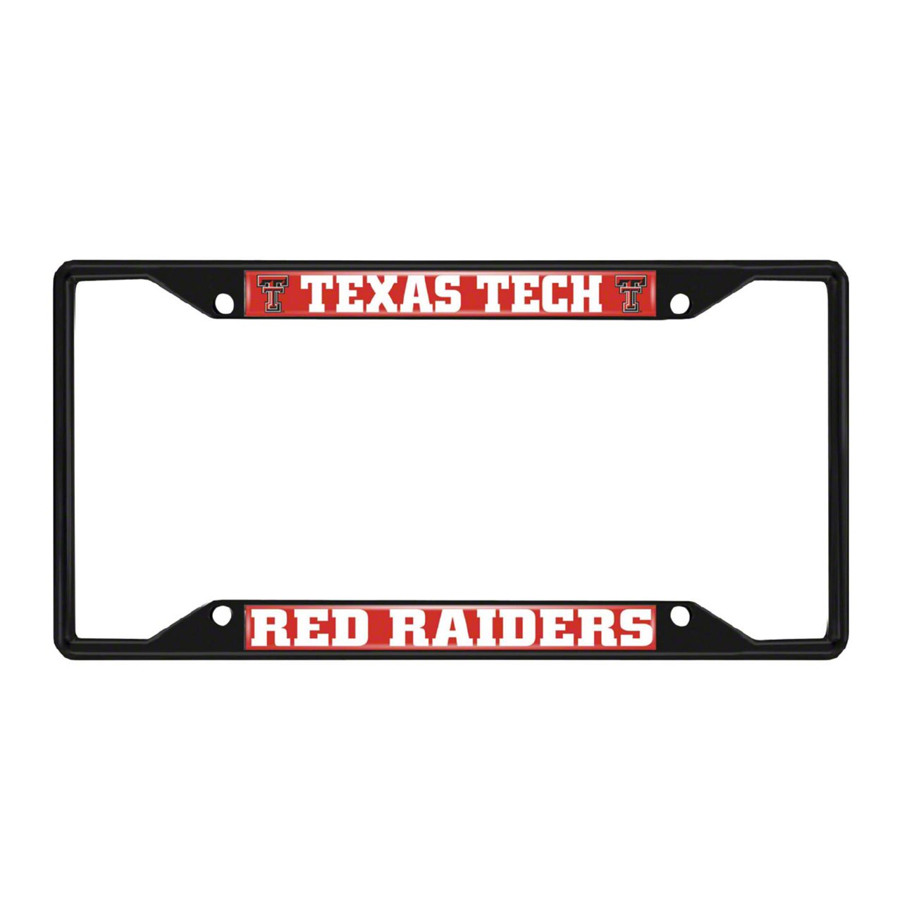 Universal XT License Plate Frame with Texas Tech University Logo; Black ...