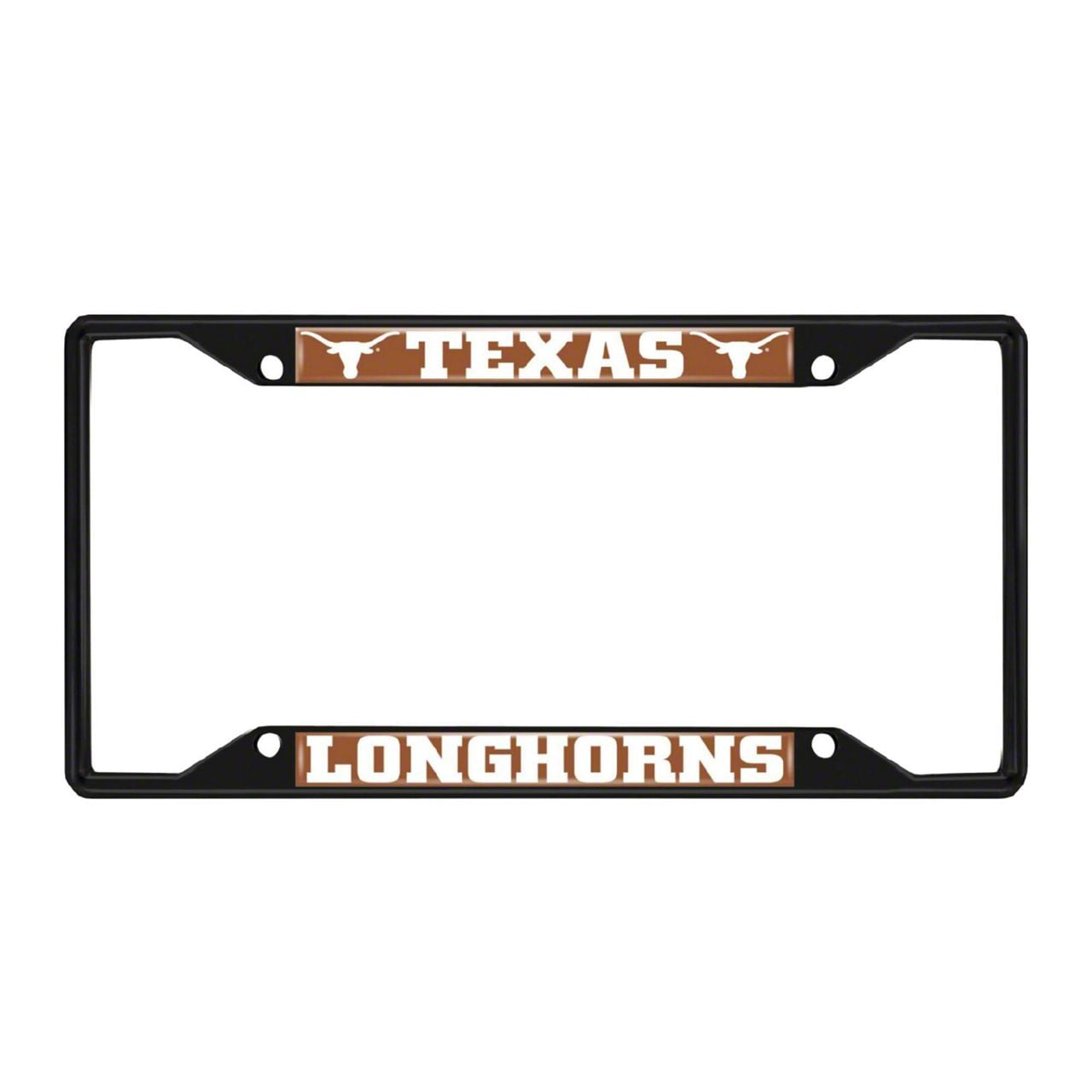 Universal XT License Plate Frame with University of Texas Logo; Black ...