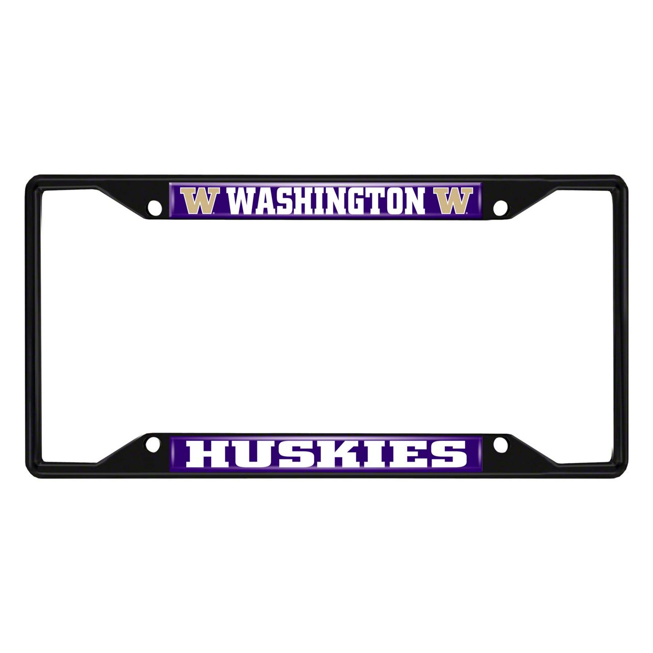 Universal XT License Plate Frame with University of Washington Logo ...
