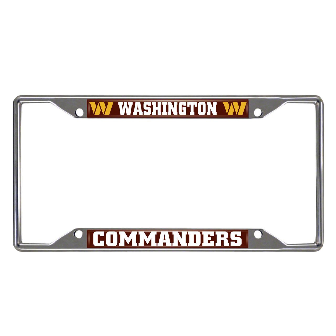 Universal XT License Plate Frame with Washington Commanders Logo ...