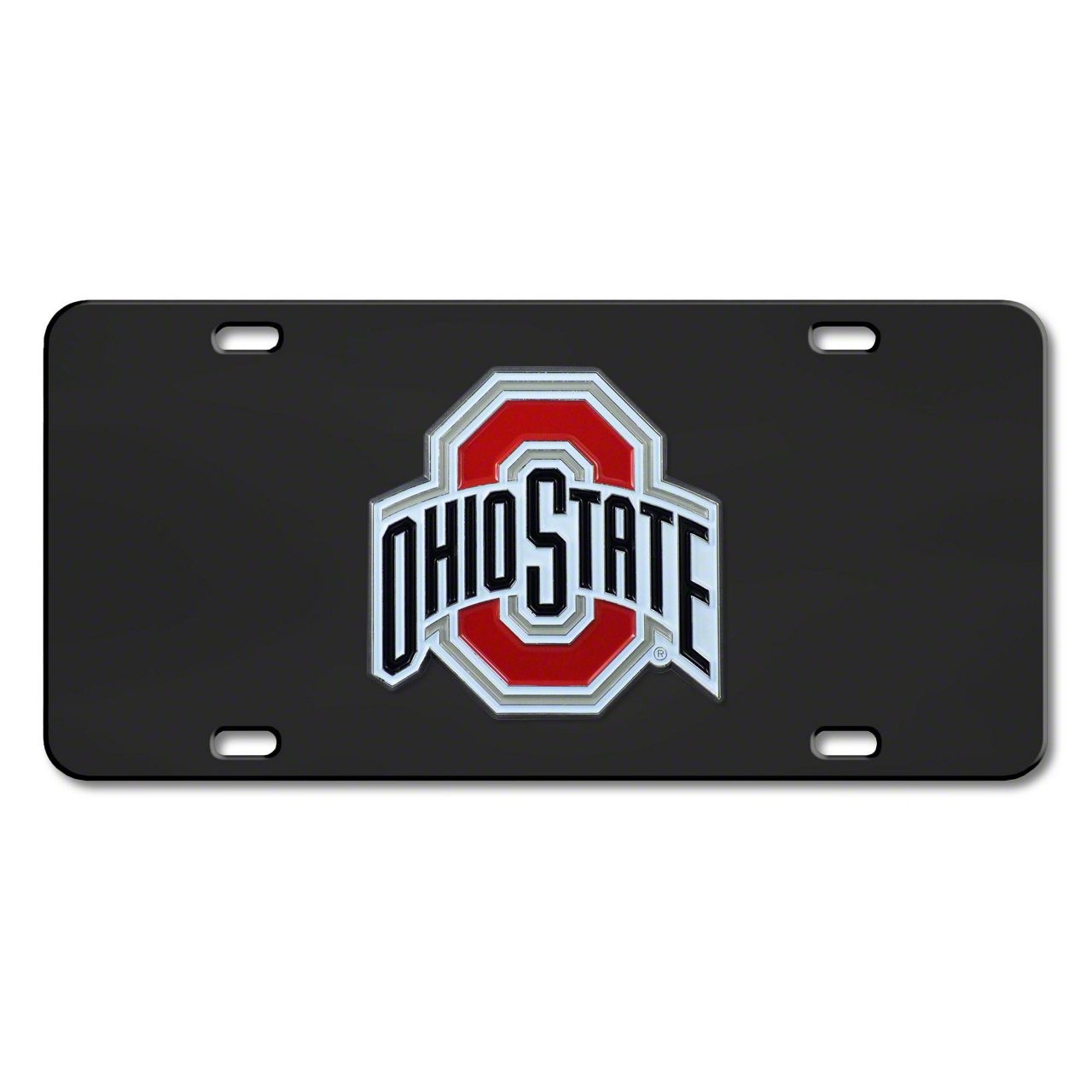Universal XT License Plate with Ohio State University Logo; Black ...