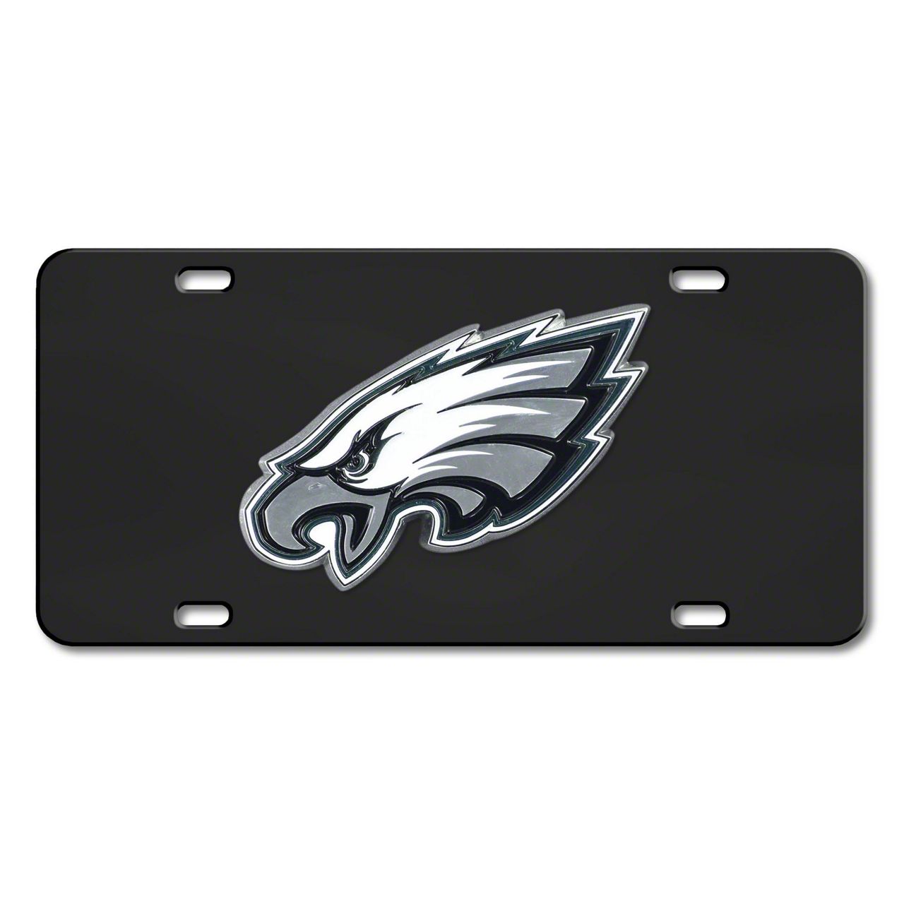 Universal XT License Plate with Philadelphia Eagles Logo; Black ...
