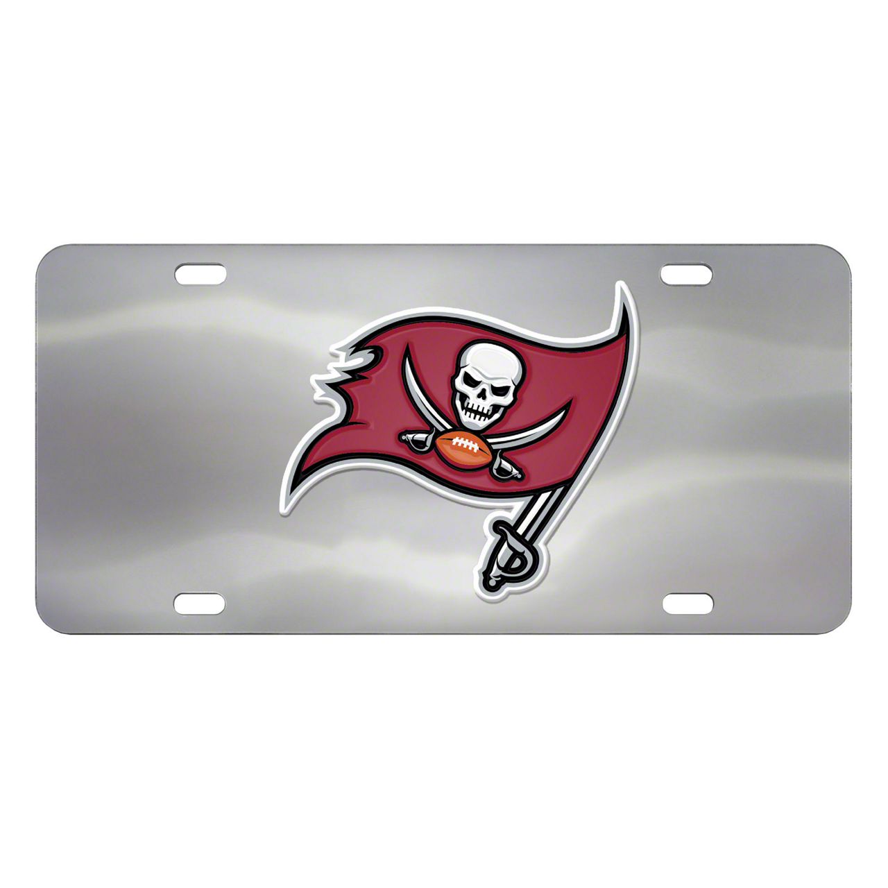 Universal XT License Plate with Tampa Bay Buccaneers Logo; Stainless ...