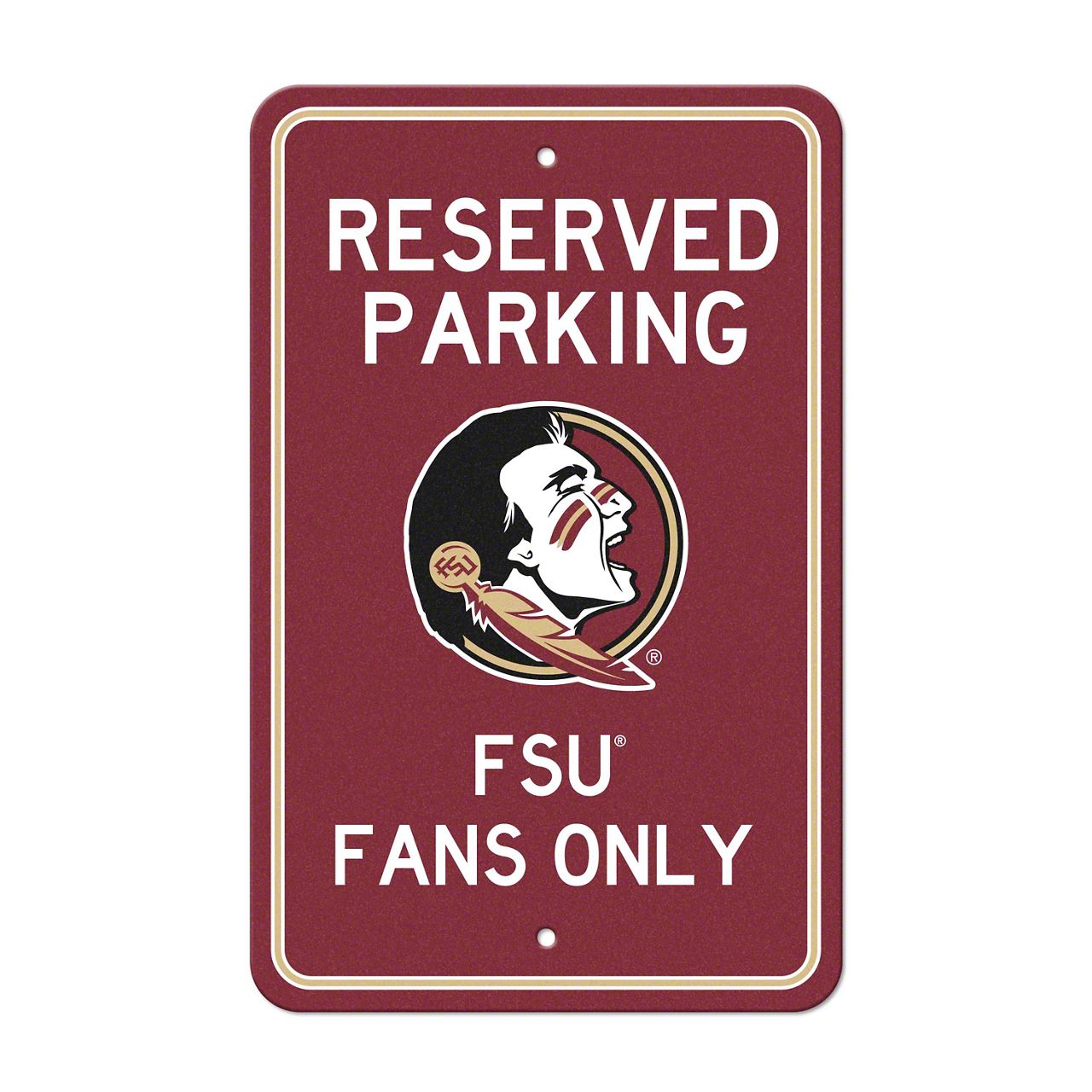 Universal XT Parking Sign with Florida State University Logo; Garnet ...