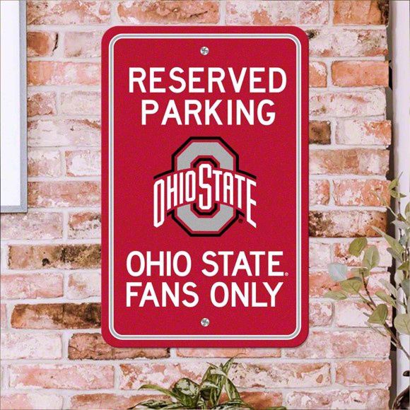 Universal XT Parking Sign with Ohio State University Logo; Red - Free ...