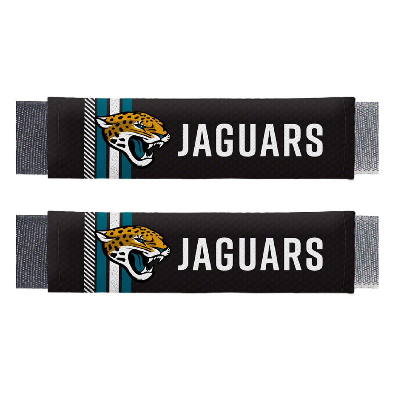 Universal XT Rally Seatbelt Pads with Jacksonville Jaguars Logo; Black (Universal; Some ...