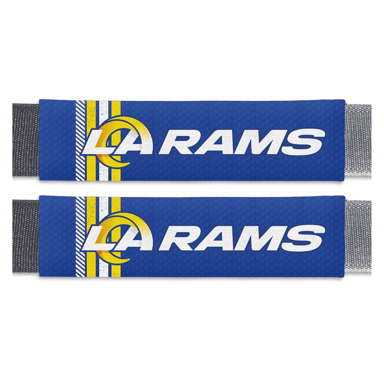 Universal XT Rally Seatbelt Pads with Los Angeles Rams Logo; Blue ...