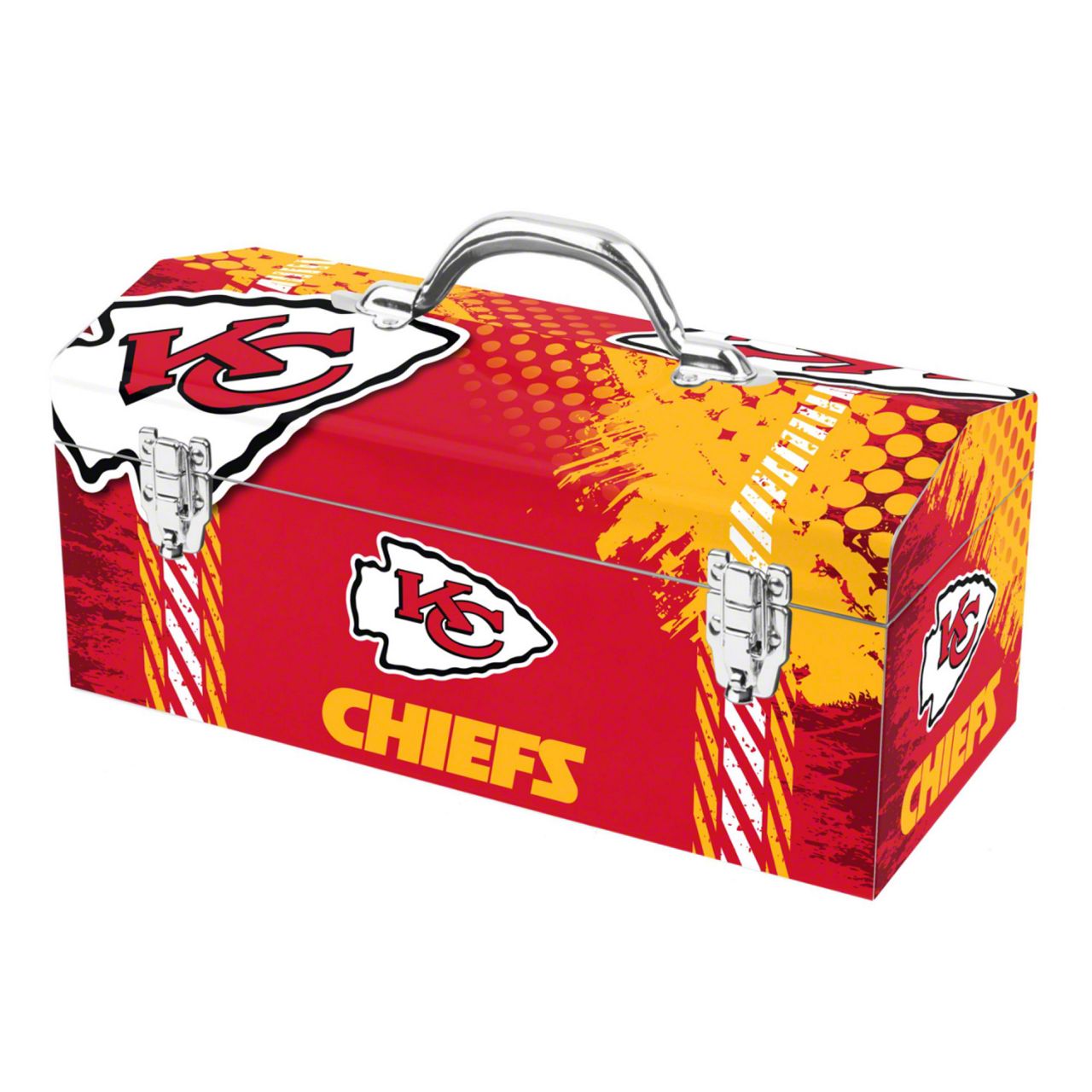 Universal XT Tool Box with Kansas City Chiefs Logo; Red, Yellow - Free ...