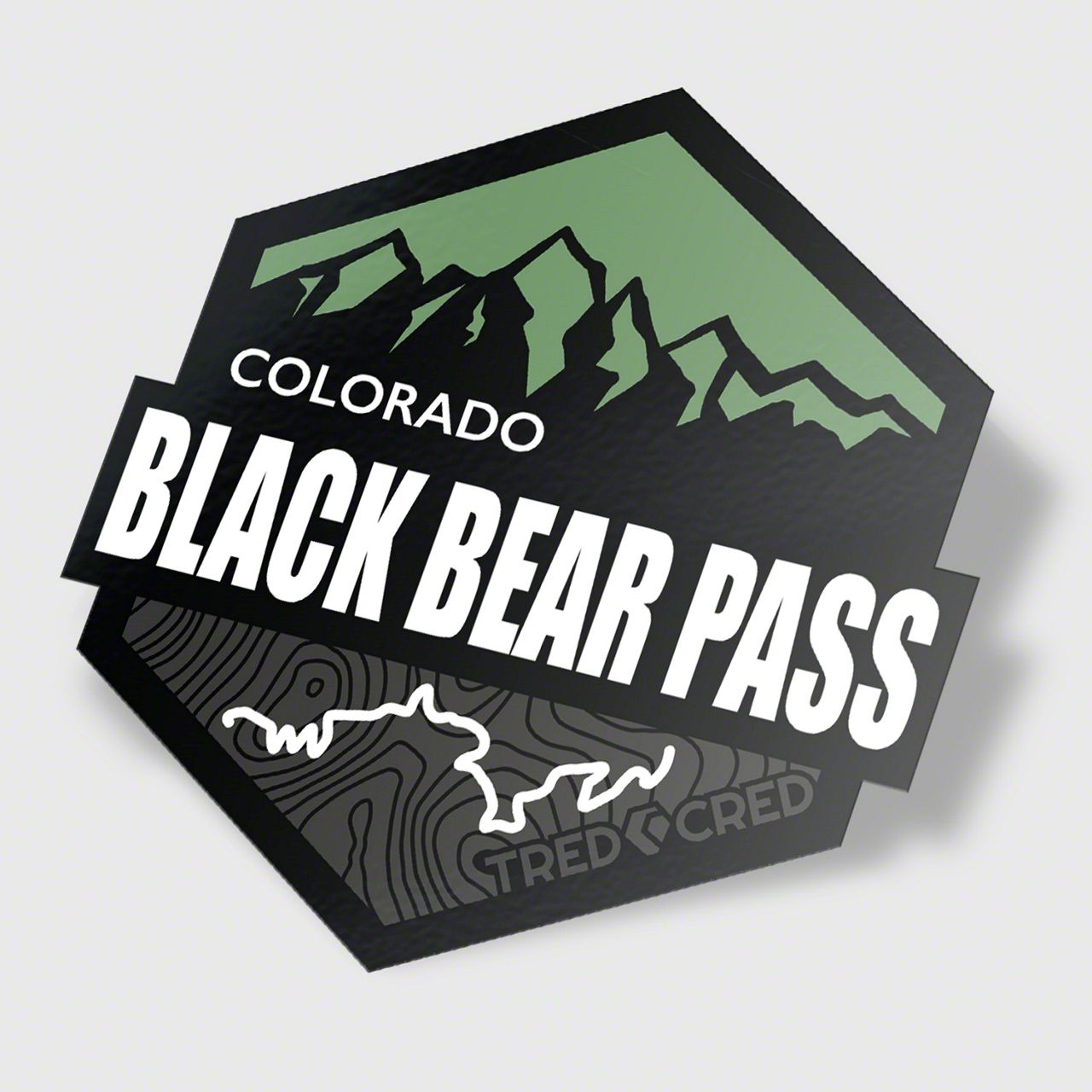 Tred Cred Universal XT Trail Sticker; Black Bear 4x4 STKTRL003 ...