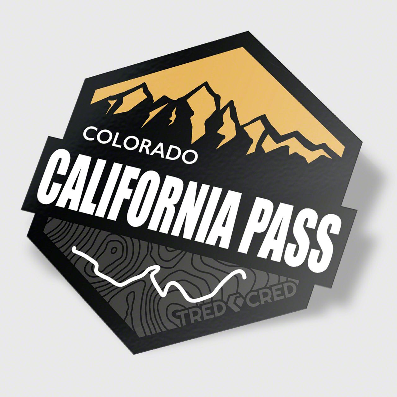 Tred Cred Universal XT Trail Sticker; California Pass 4x4 STKTRL007 ...