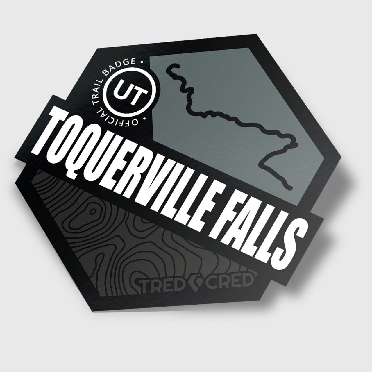 Tred Cred Universal XT Trail Sticker; Toquerville Falls 4x4 STKTRL065 ...