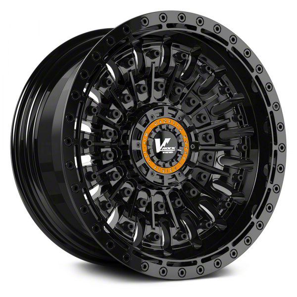 V-Rock Off-Road Wheels Tacoma Ural Textured Satin Black 6-Lug Wheel ...