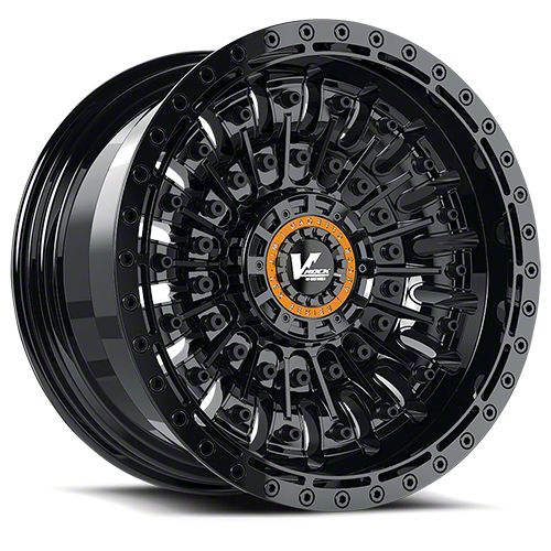 V-Rock Off-Road Wheels Bronco Ural Textured Satin Black 6-Lug Wheel ...