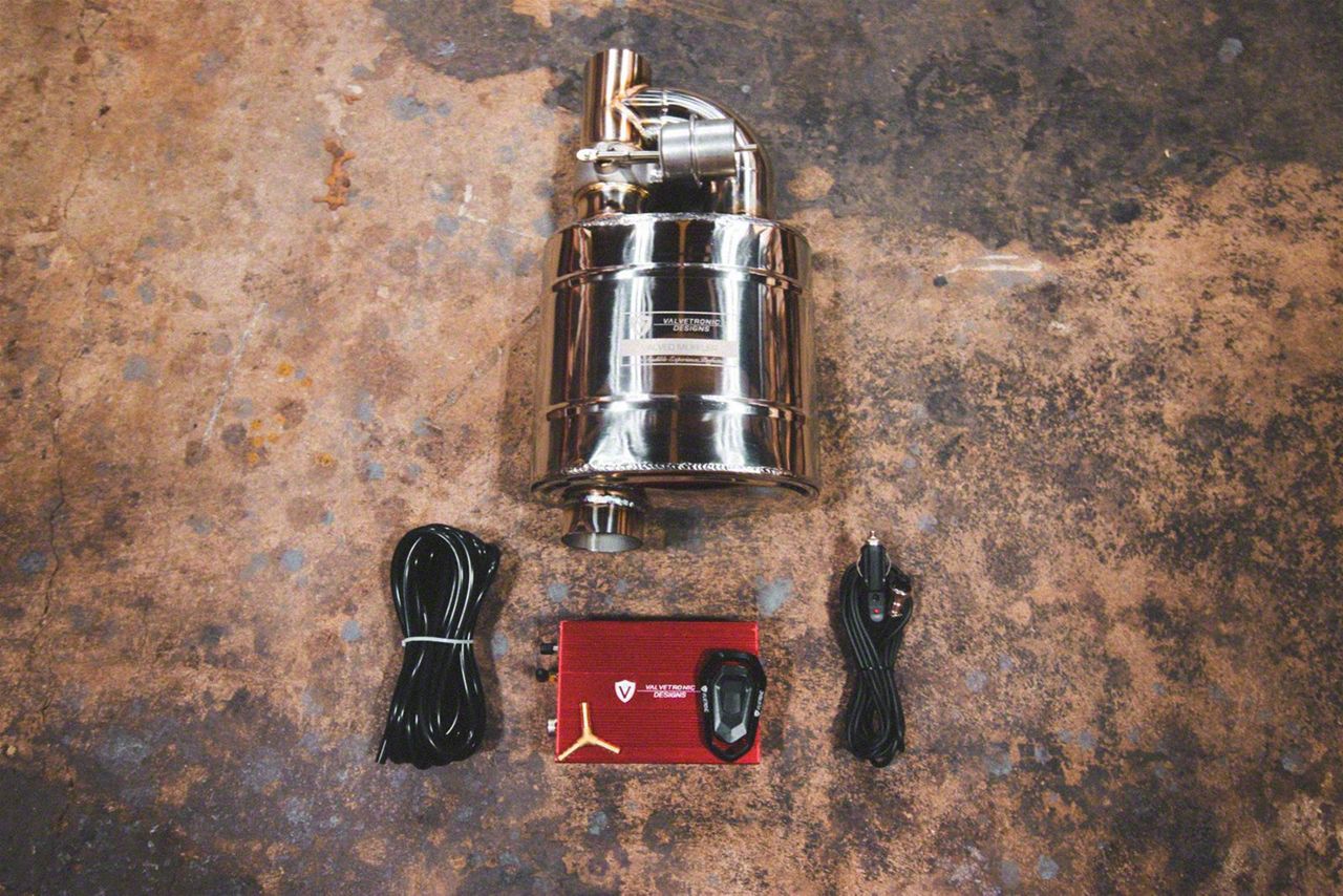 Valvetronic Designs Tundra Universal Valved Muffler Kit; 3-Inch; Single ...