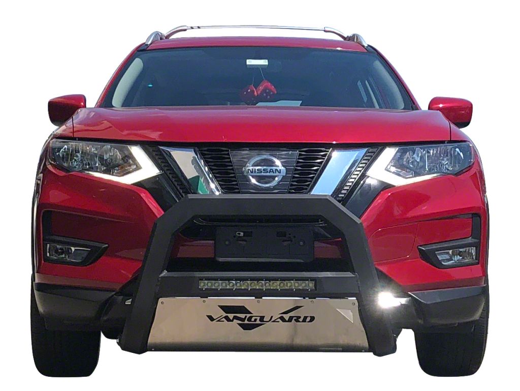 Jeep Grand Cherokee Optimus Bull Bar with 18-Inch LED Light Bar; Black ...