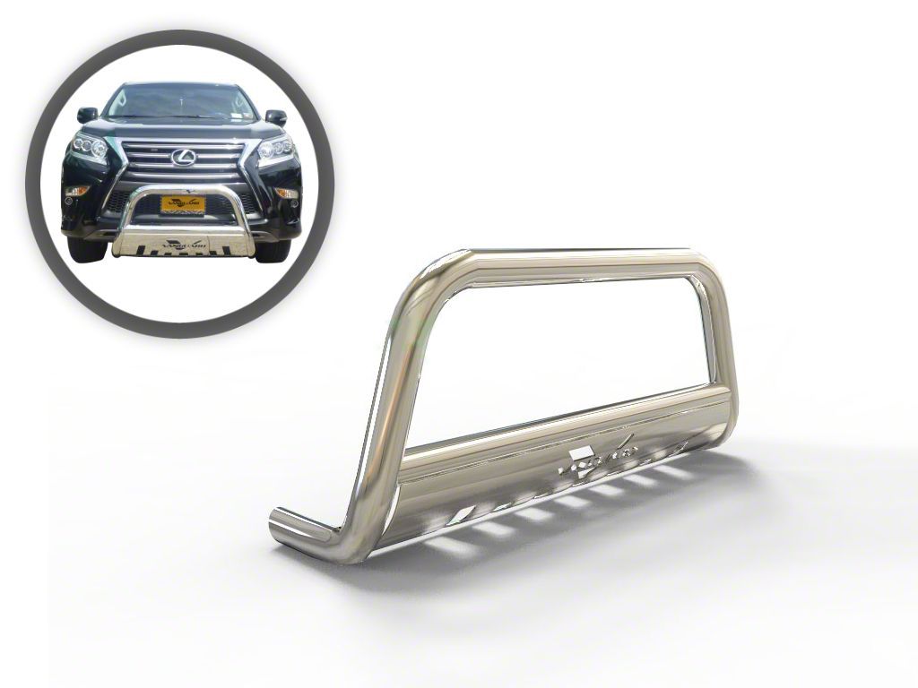 Toyota 4-Runner Classic Bull Bar with Skid Plate; Stainless Steel (03 ...