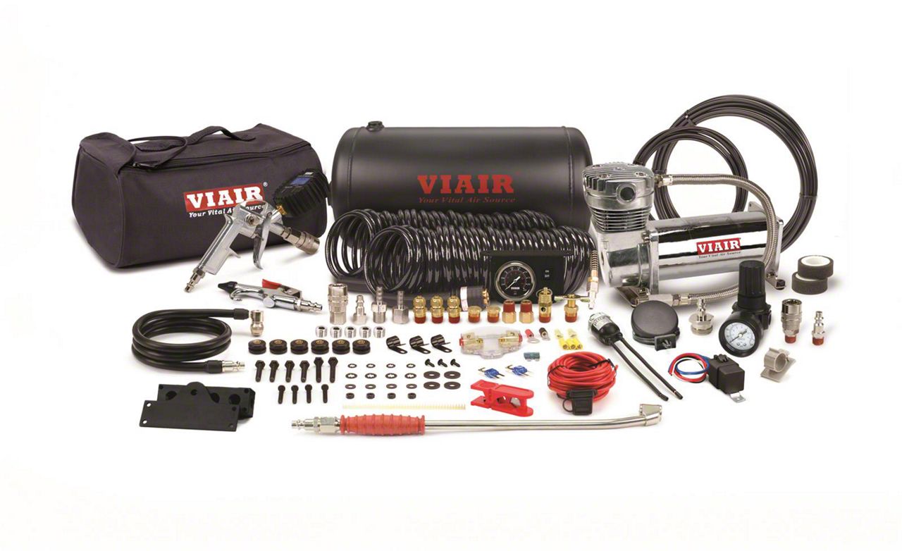 Viair Jeep Wrangler Interstate Constant Duty OnBoard Air System; 200 PSI / 1.86 CFM 50019 - Free ...