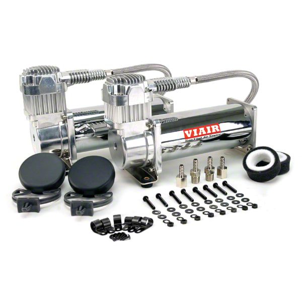 Viair Tacoma Chrome 444C Dual Performance Air Compressors; 200 PSI / 3. ...