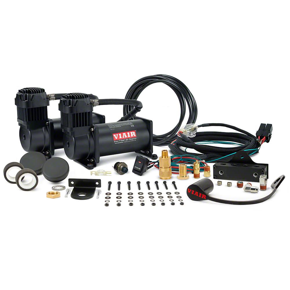 Viair Tacoma Stealth Black 400 Dual High Performance Air Compressors ...