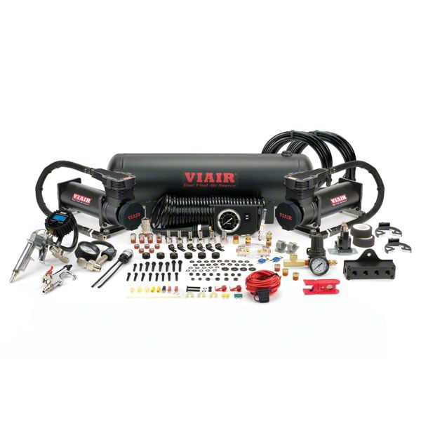 Viair Tundra Stealth Black Dual 485C Gen 2 OnBoard Air System; 200 PSI ...