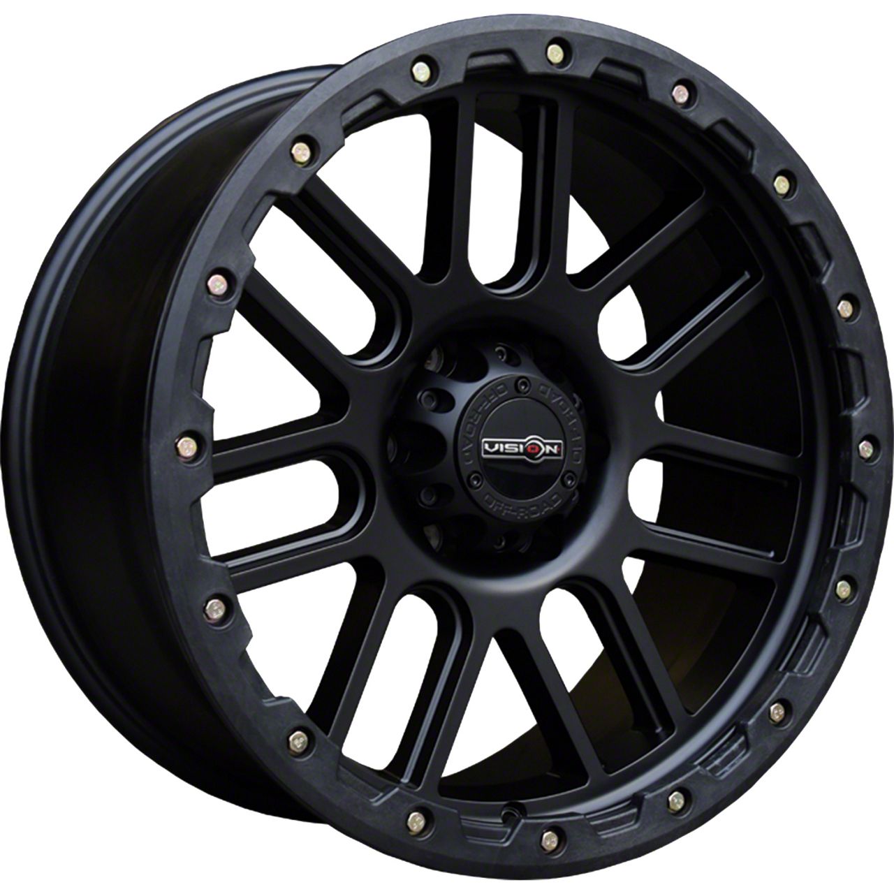 Vision Off-Road Jeep Wrangler Nemesis Matte Black Wheel; 17x9; -12mm ...