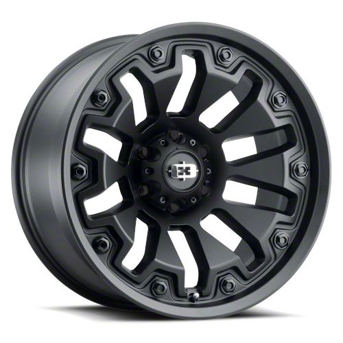 Vision Off-Road Tacoma Armor Satin Black with Black Bolt Inserts 6-Lug ...