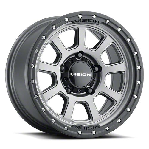 Vision Off-Road Toyota 4-Runner Ojos Satin Grey 6-Lug Wheel; 20x9; 12mm ...