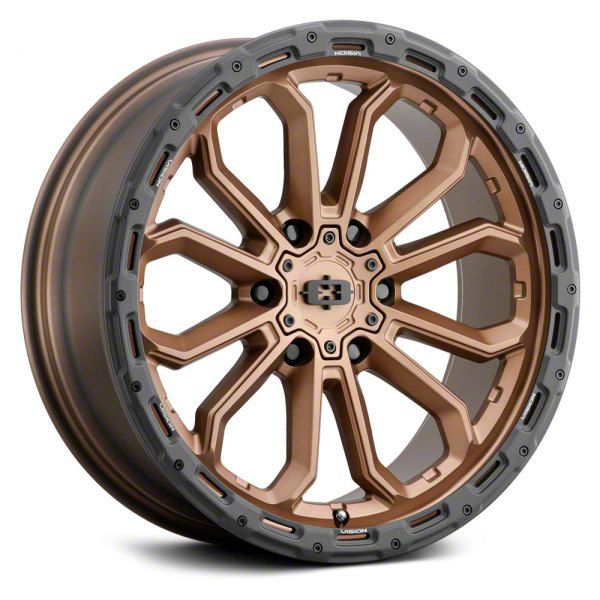Vision Off-Road Toyota 4-Runner Korupt Satin Bronze 6-Lug Wheel; 17x9 ...