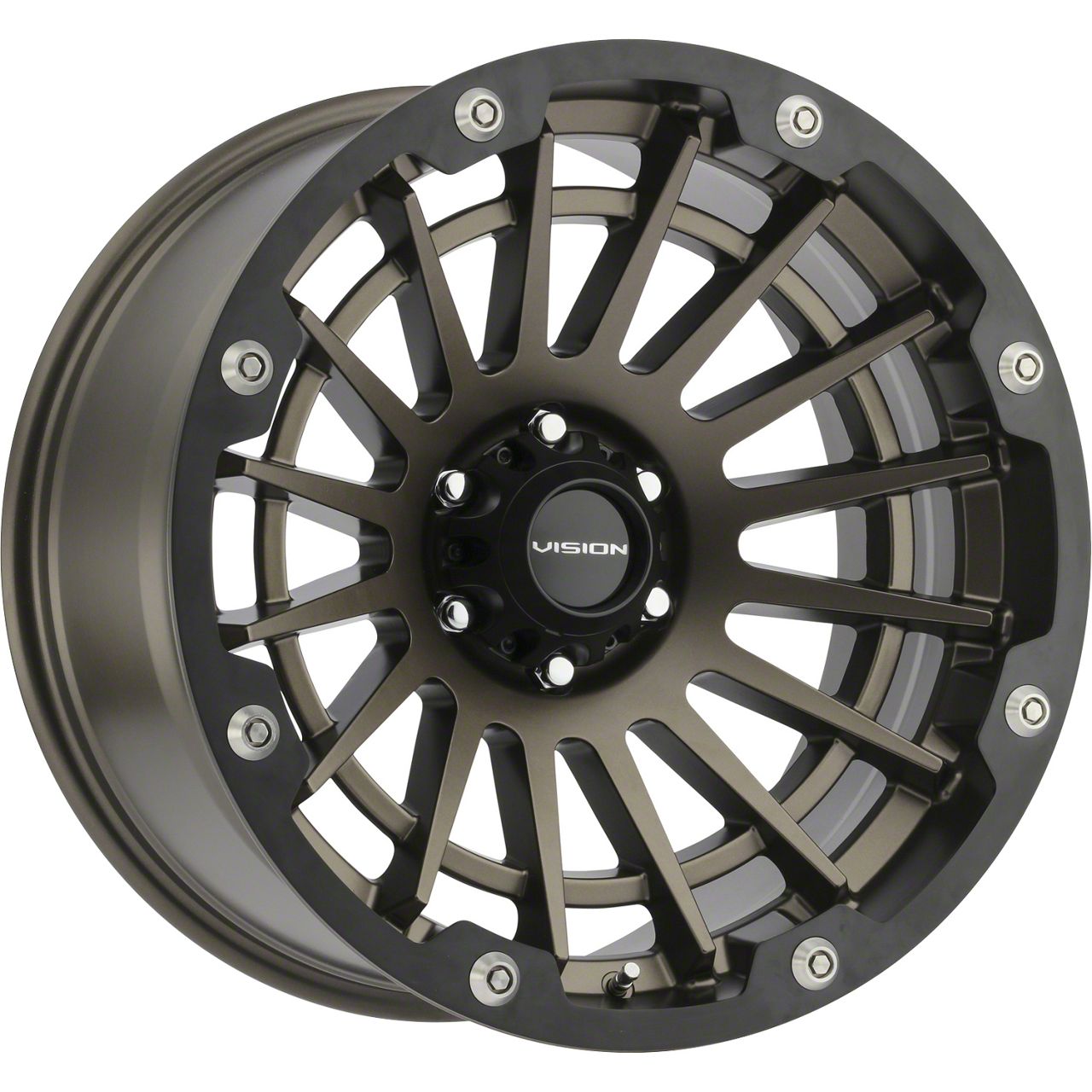 Vision Off-Road Toyota 4-Runner Creep Satin Bronze 6-Lug Wheel; 17x9 ...