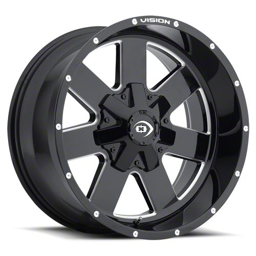 Vision Off-Road Toyota 4-Runner ARC Gloss Black Milled Spoke 6-Lug ...
