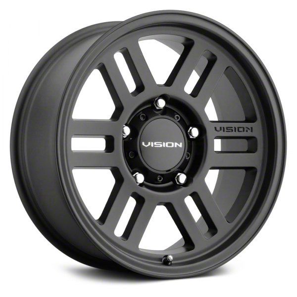 Vision Off-Road Bronco Manx 2 Overland Satin Black 6-Lug Wheel; 17x9 ...