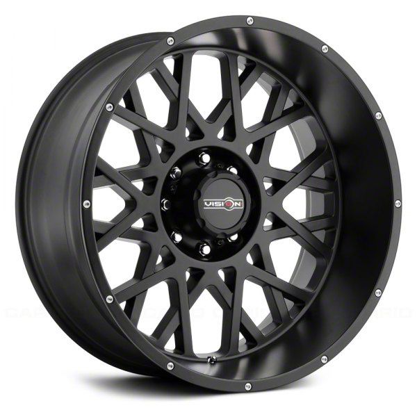 Vision Off-Road Bronco Rocker Satin Black 6-Lug Wheel; 20x9; 12mm ...