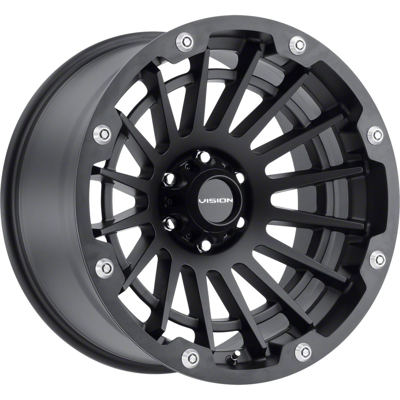 Vision Off-Road Bronco Creep Satin Black 6-Lug Wheel; 17x9; -12mm ...