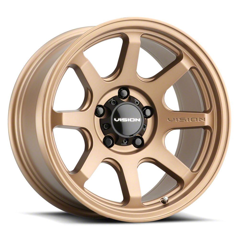 Vision Off-Road Bronco Flow Bronze 6-Lug Wheel; 17x9; 20mm Offset 351 ...
