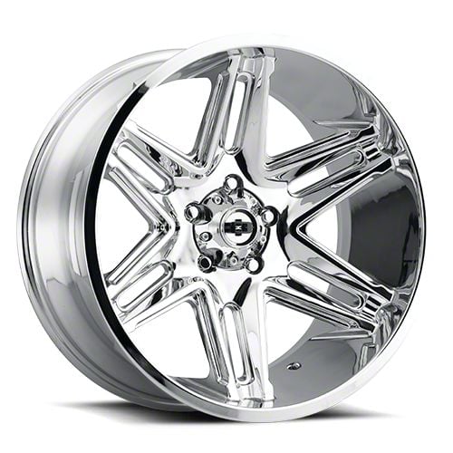 Vision Off-Road Bronco Razor Chrome 6-Lug Wheel; 24x12; -51mm Offset ...