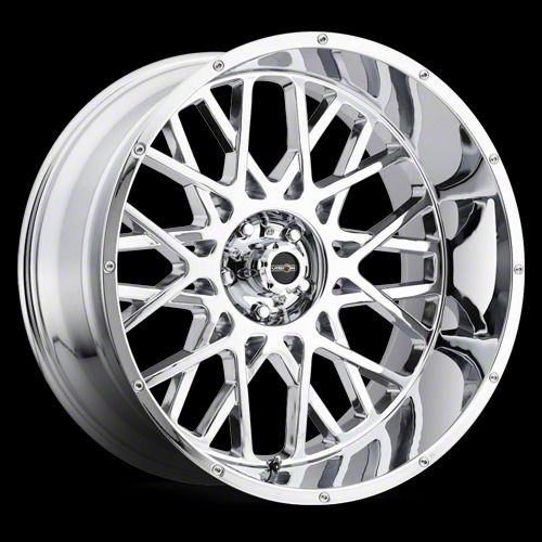 Vision Off-Road Bronco Rocker Chrome 6-Lug Wheel; 20x9; 12mm Offset 412 ...