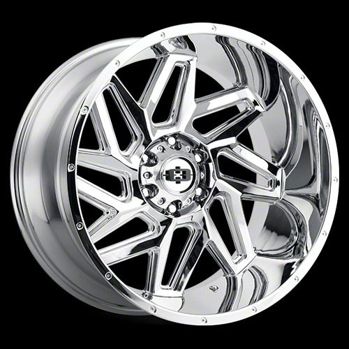 Vision Wheel Bronco Spyder Chrome 6-Lug Wheel; 20x10; -25mm Offset 361 ...