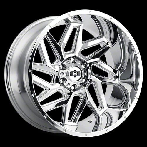 Vision Off-Road Bronco Spyder Chrome 6-Lug Wheel; 22x10; -19mm Offset ...