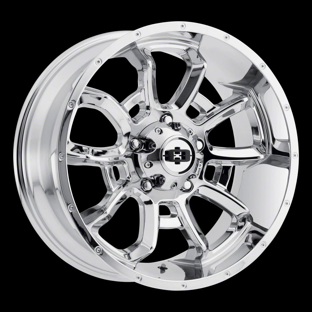 Vision Off-Road Jeep Gladiator Bomb Chrome Wheel; 20x9; 10mm Offset 415 ...