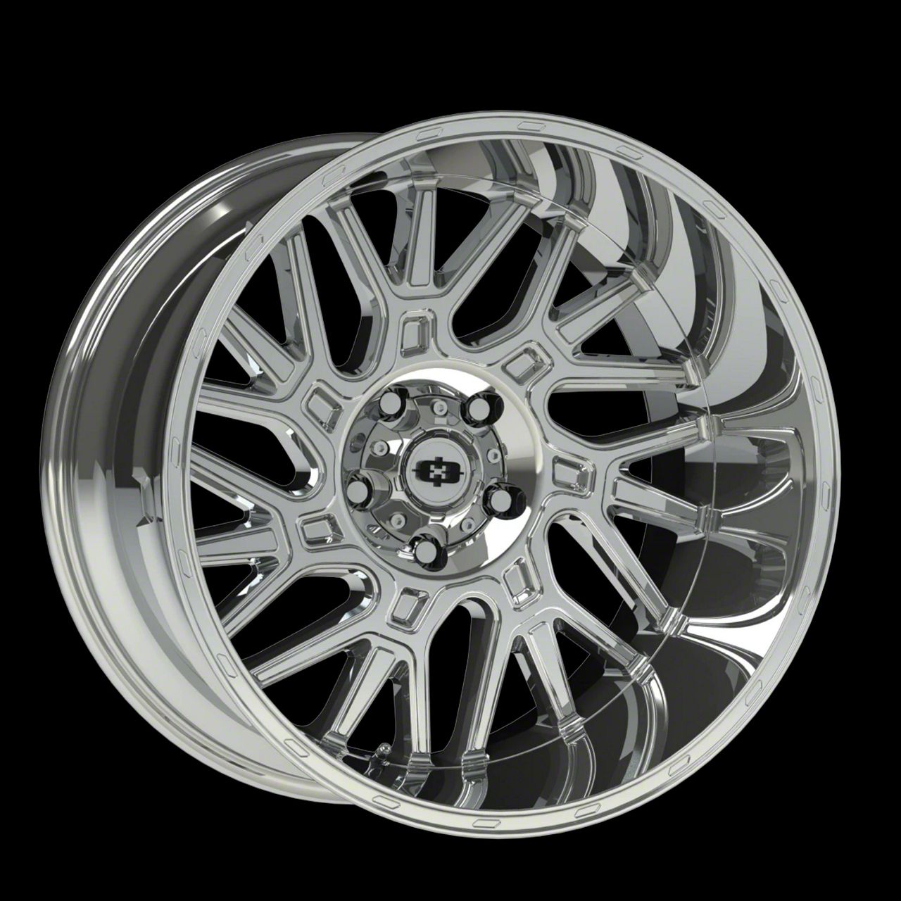 Vision Off-Road Jeep Gladiator Brawl Chrome Wheel; 20x10; -25mm Offset ...