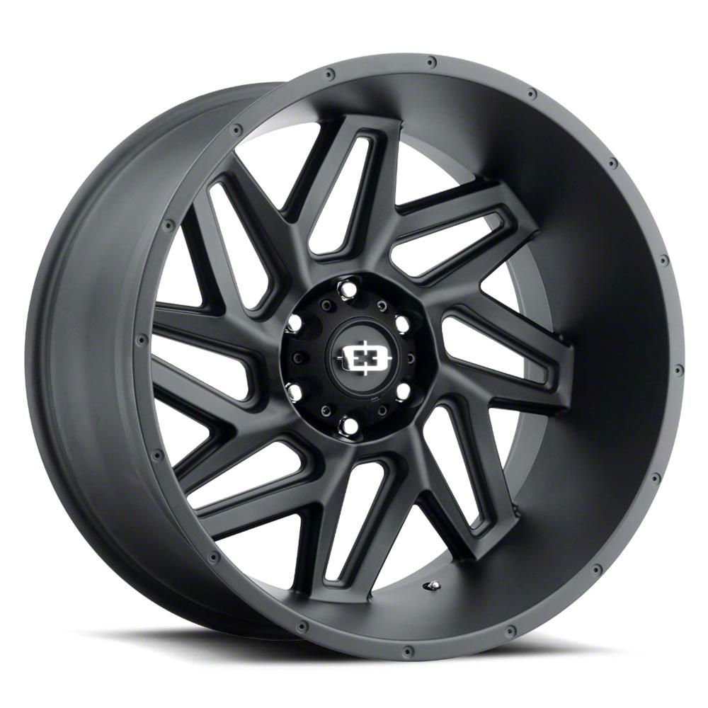 Vision Off-Road Jeep Grand Cherokee Sliver Satin Black Wheel; 20x10 ...
