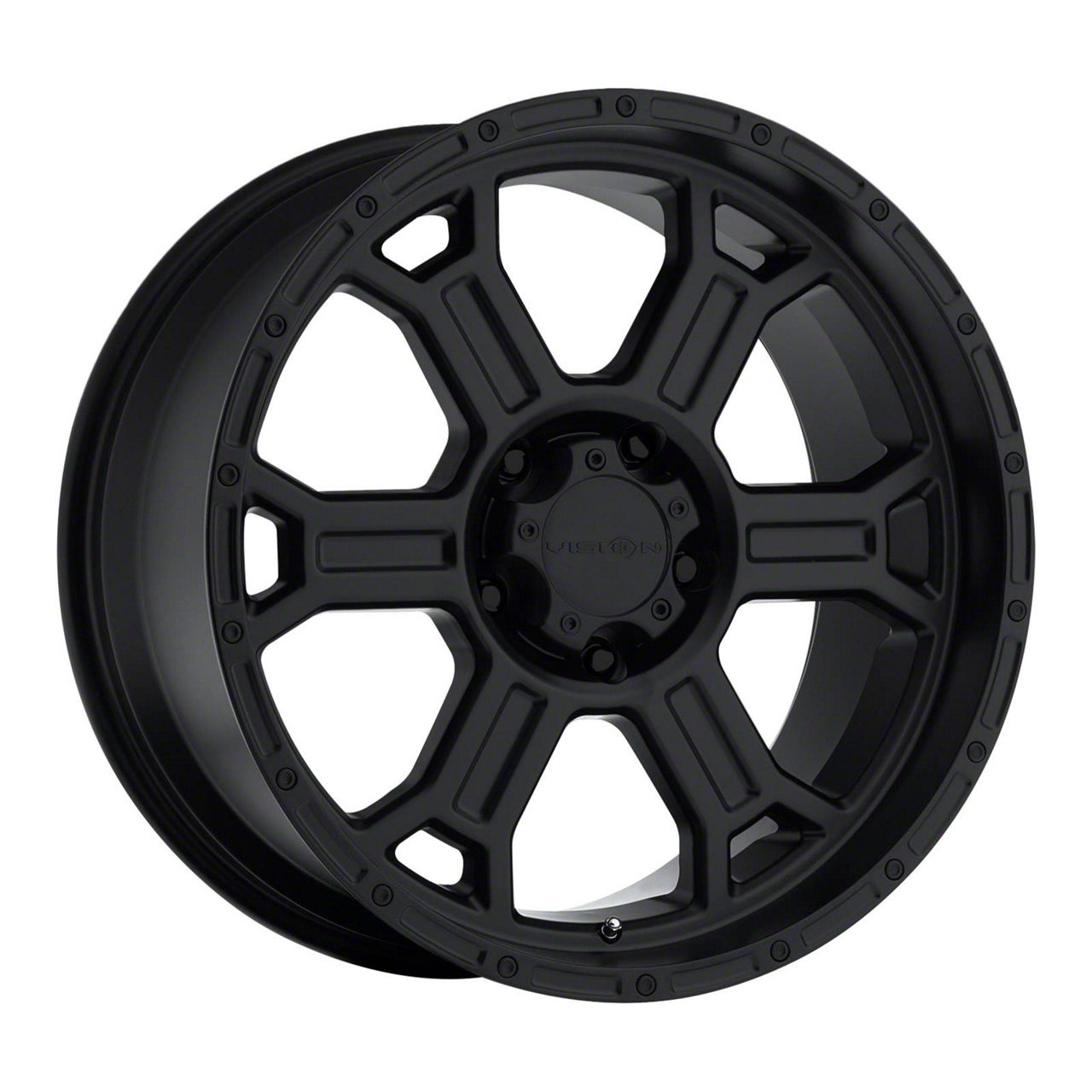 Vision Off-Road Jeep Grand Cherokee Raptor Matte Black Wheel; 17x9 ...