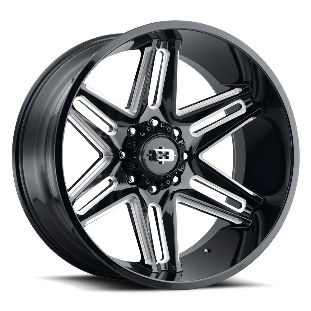 Vision Off-Road Jeep Grand Cherokee Razor Gloss Black Milled Spoke ...